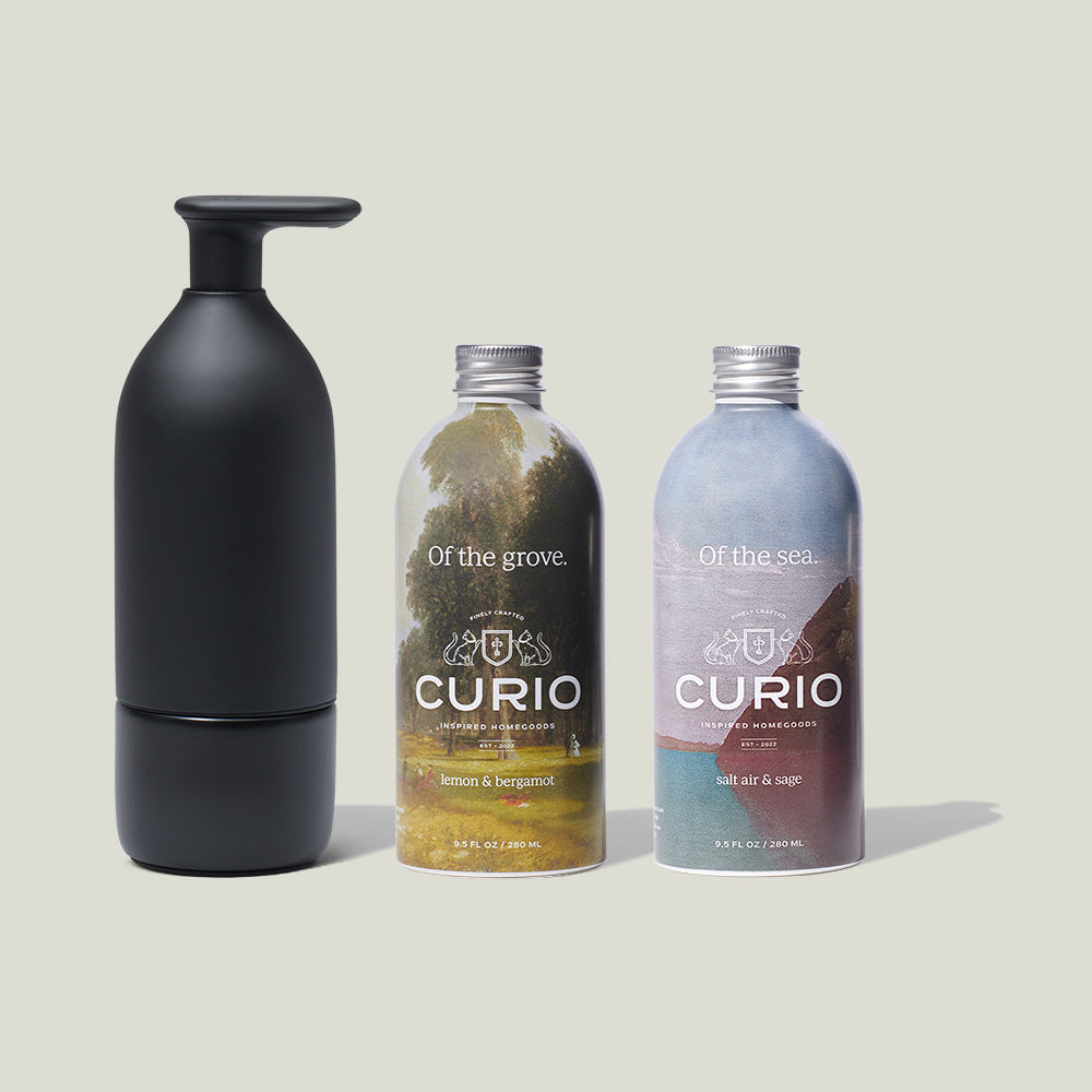 The Romatic Hand Soap Dispenser Set | Curio Home Goods